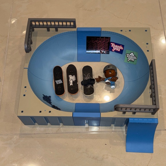 Tech Deck | Toys | Tech Deck Blue And Gray Skate Park Toy Set With ...